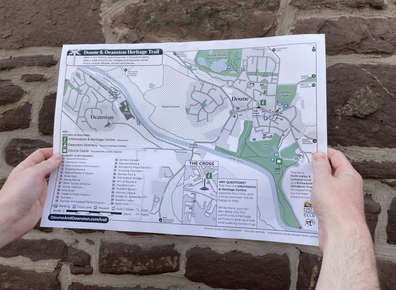 New Heritage Trail around Doune & Deanston launched