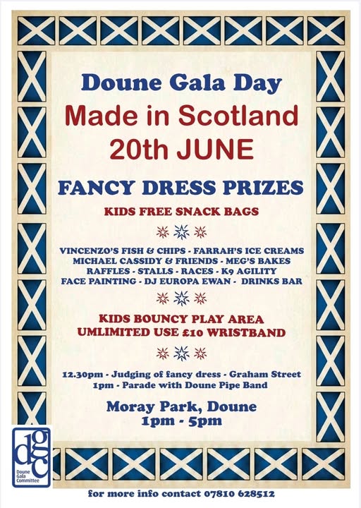 Doune Gala Day - 20 June 2026